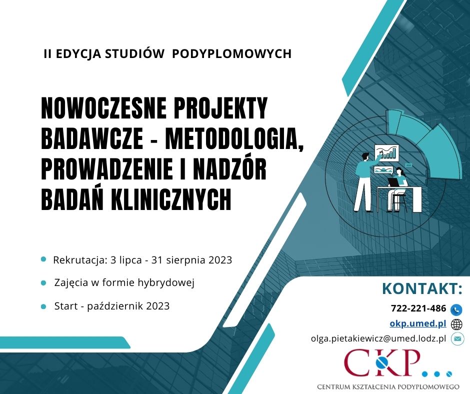 Rekrutacja TRWA !!! II edycja „Nowoczesne projekty badawcze…”
